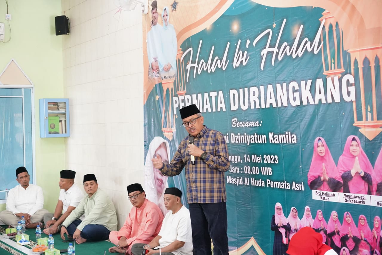 Halal Bihalal Permata Duriangkang, Jefridin Ajak Jaga Hablu Minaullah ...